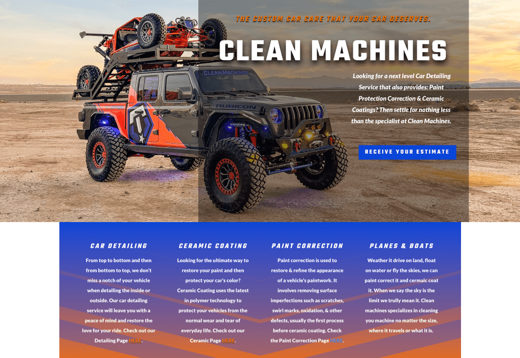 Clean Machines | Car Detailing Service | Arkansas